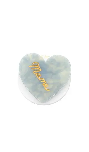 SOLAR ECLIPSE Solar Eclipse Hand-Painted Mama Heart Grip Charm Blue