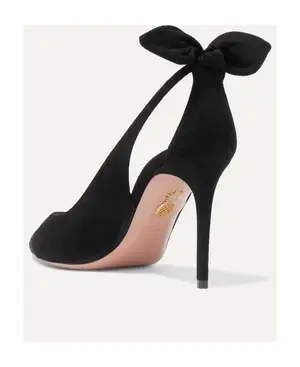 AQUAZZURA Bow Tie 85 Pointed High Heels