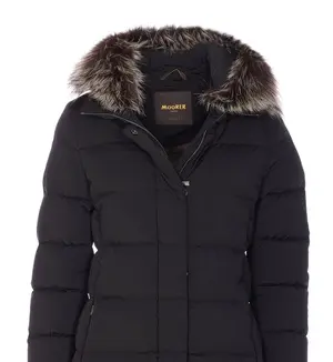 MOORER Zagara Down Jacket With Fur Trimmed Hood