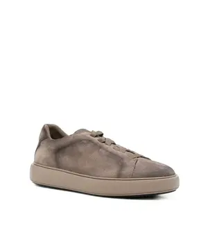 Officine Creative Suede Lace-up Sneakers - Gray
