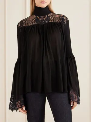 Zimmermann Valiant Lace Panel Top