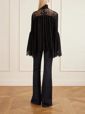 Zimmermann Valiant Lace Panel Top