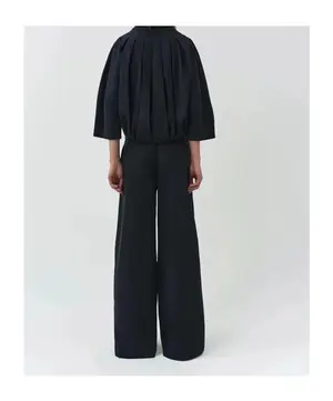 Simkhai Leroy Pleated Wide-leg Trousers