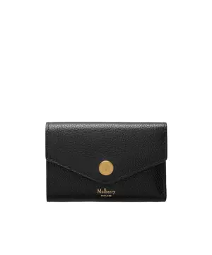 Mulberry Folded Multi-card Wallet - Black