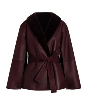 Alberta Ferretti Reversible Shearling Coat