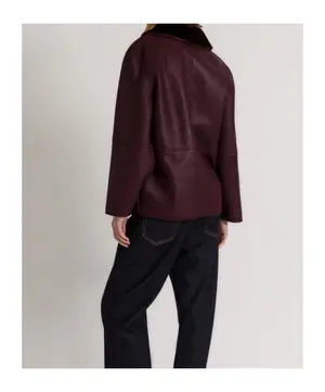 Alberta Ferretti Reversible Shearling Coat