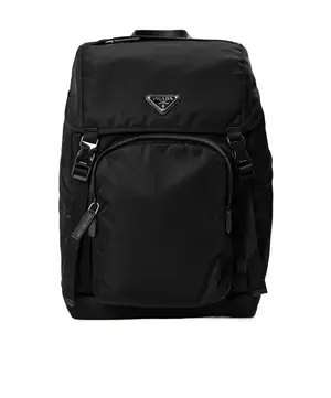 Prada Nylon Backpack - Black