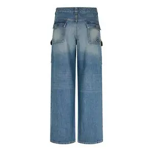 Miu Miu Cargo Pocket Straight Leg Jeans