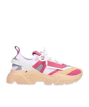 Dolce & Gabbana Multicolor Lace-up Flatform Sneakers