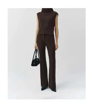 Simkhai Sleeveless High-neck Knit Top