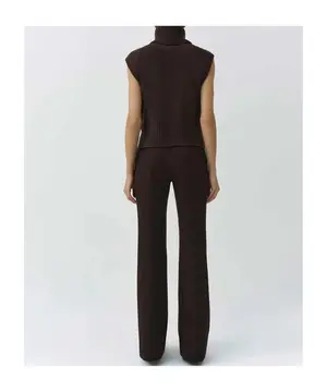 Simkhai Sleeveless High-neck Knit Top