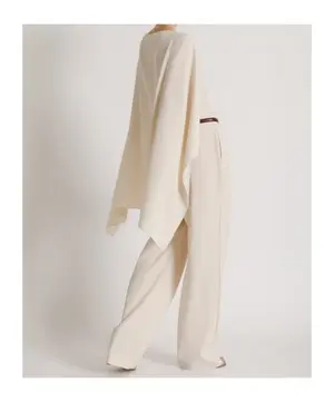 Alberta Ferretti Wide-leg Tailored Trousers With Pleats