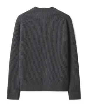 Maison Kitsuné Fox Head Wool Ribbed Jumper