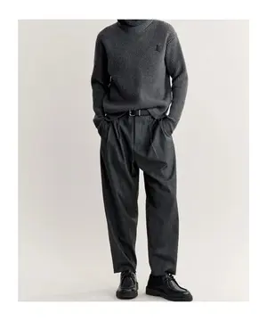 Maison Kitsuné Fox Head Wool Ribbed Jumper