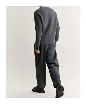 Maison Kitsuné Fox Head Wool Ribbed Jumper