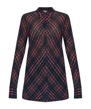 Dries Van Noten Fitted Lurex Shirt