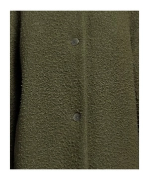Max Mara Single-breasted Teddy Fleece Jacket