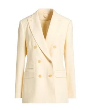 Max Mara Double-breasted Crepe Blazer - No