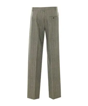 CIRCOLO 1901 Chevron Wide-leg Trousers