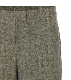 CIRCOLO 1901 Chevron Wide-leg Trousers