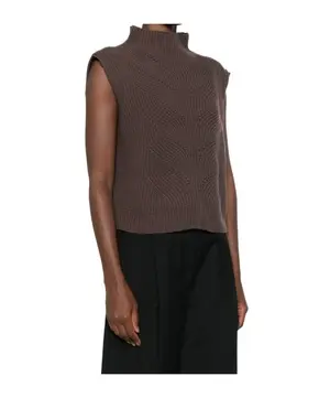 Herno Sleeveless High-neck Sweater