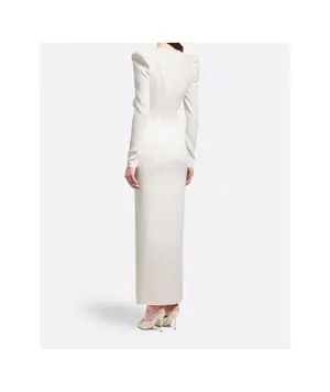 Alessandra Rich Bow-detail Puff-sleeve Dress