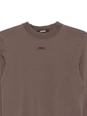 Jacquemus Long Sleeve Logo T-shirt