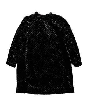 Bonpoint Long-sleeved Polka Dot Dress