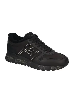 Premiata Round Toe Lace-up Sneakers