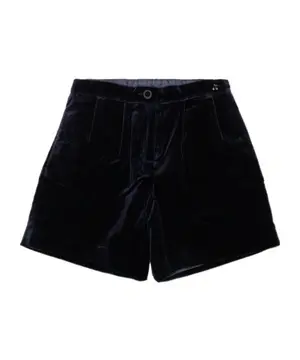Bonpoint Pleated Velvet Shorts