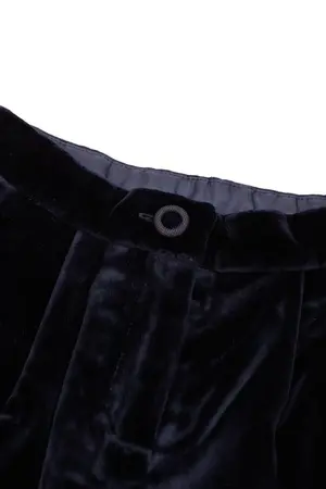 Bonpoint Pleated Velvet Shorts