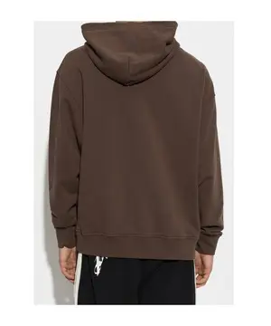 Palm Angels Long Sleeve Hooded Sweatshirt