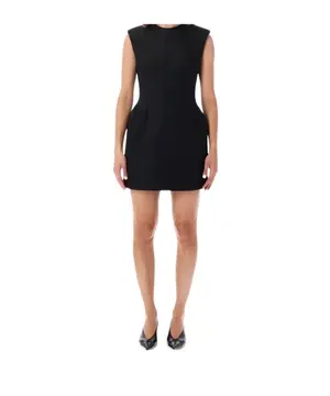 THE FRANKIE SHOP Sleeveless Pleated Mini Dress