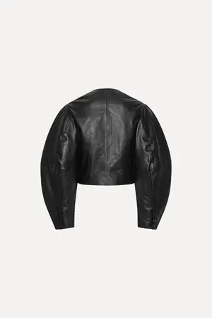 ROTATE BY BIRGER CHRISTENSEN Leather Jacket - Black