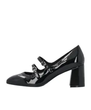 Pinko Patent-finish Brogue-detail Pumps
