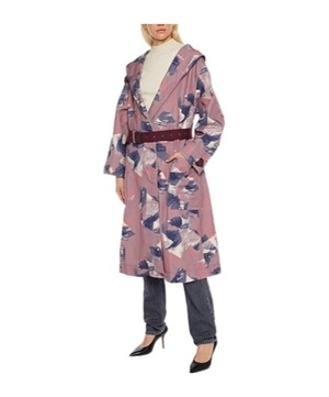 Isabel Marant Étoile Hooded Printed Long Sleeve Jacket