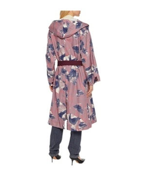 Isabel Marant Étoile Hooded Printed Long Sleeve Jacket