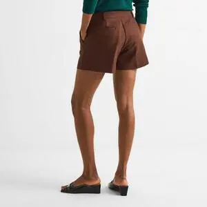 Casablanca Belt Loop Shorts With Geometric Pattern - Chocolate