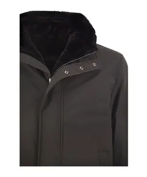 Herno Hooded Parka With Concealed Fastening