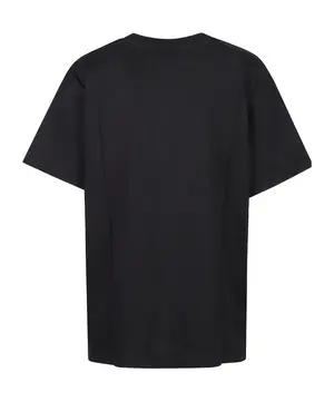 Elisabetta Franchi Cotton Short-sleeve T-shirt With Flocked Logo