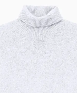 Giorgio Armani Oversized Turtleneck Sweater In Pure Cashmere Jersey
