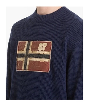 NAPAPIJRI Logo Patch Knitted Sweater