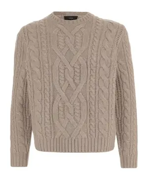 Vince Cable-knit Crew Neck Knitted Sweater - No