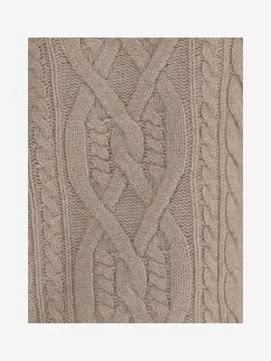 Vince Cable-knit Crew Neck Knitted Sweater