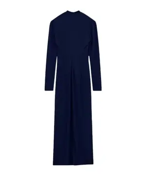 Giorgio Armani Long-sleeved Dress With Front Knot Detail
