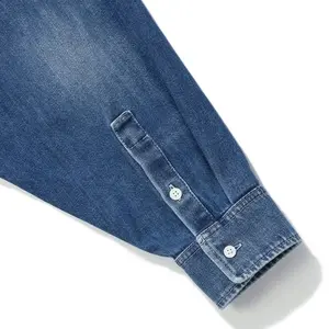 Marni Logo Embroidered Denim Shirt Jacket