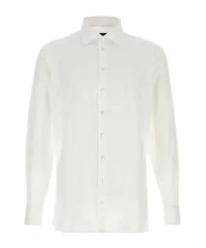 Giorgio Armani Classic Long-sleeve Shirt - White