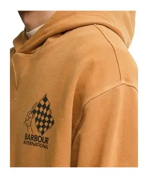 Barbour Printed Hooded Sweatshirt