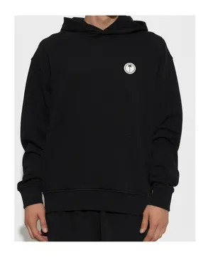 Palm Angels Long-sleeve Hooded Sweatshirt With Logo Patch