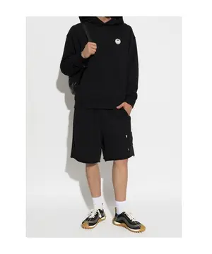 Palm Angels Long-sleeve Hooded Sweatshirt With Logo Patch